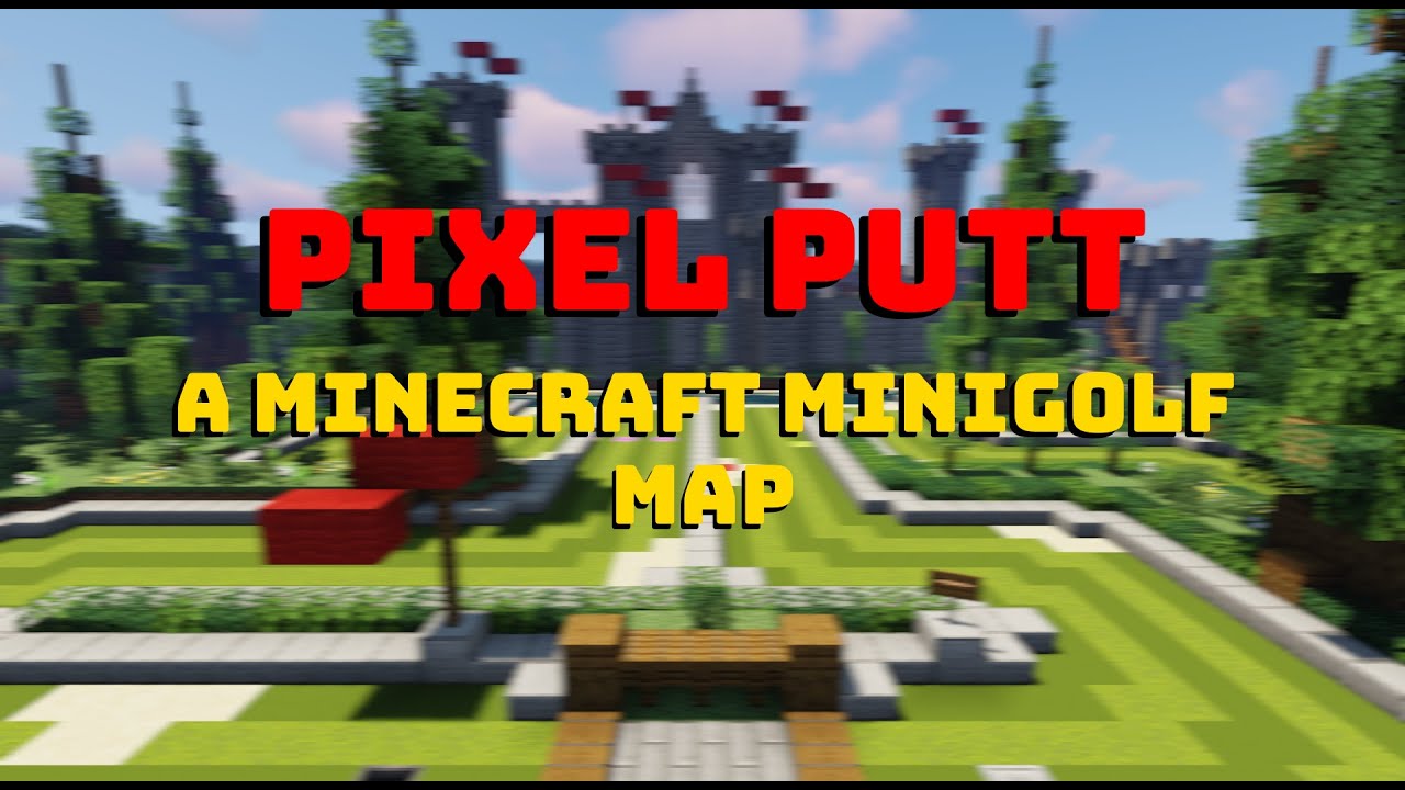 Pixel Putt | Minecraft Minigolf Map - YouTube