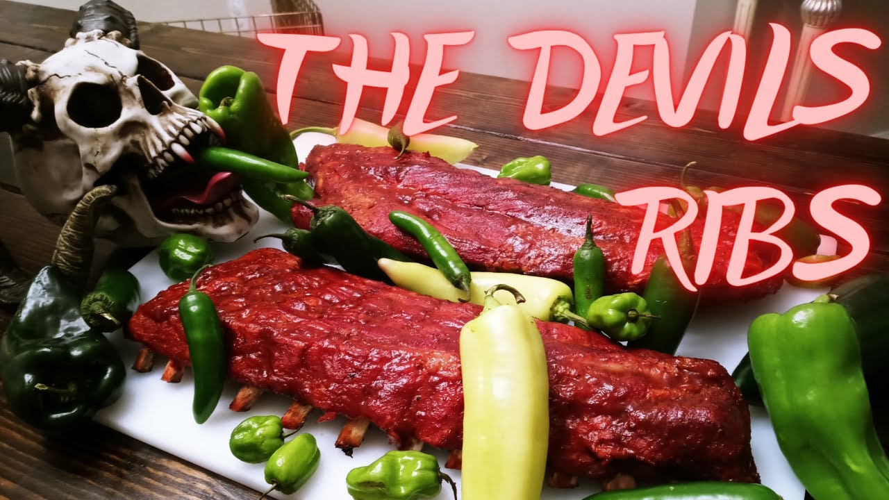 The Devils Ribs | Spicy BBQ Pork Ribs | Pit Boss Pellet Grill Smoker ...