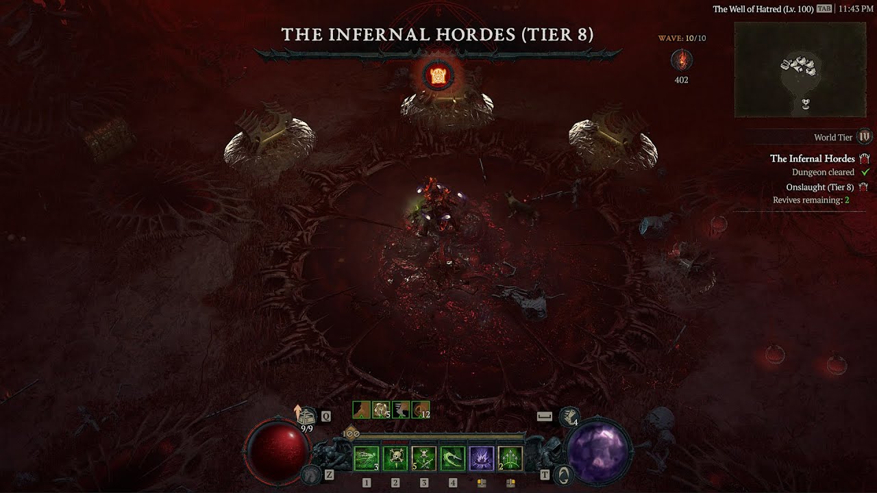 Just another Andariel Rogue clearing Infernal Hordes T8 (Diablo 4 ...