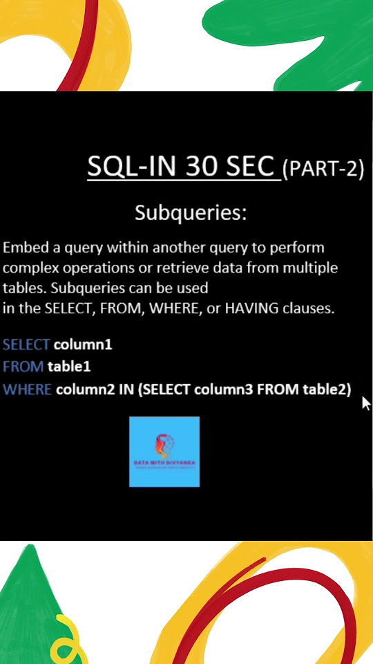 😱🔥SQL Subquery 😳#powerbi #dataanalyst #sql - YouTube