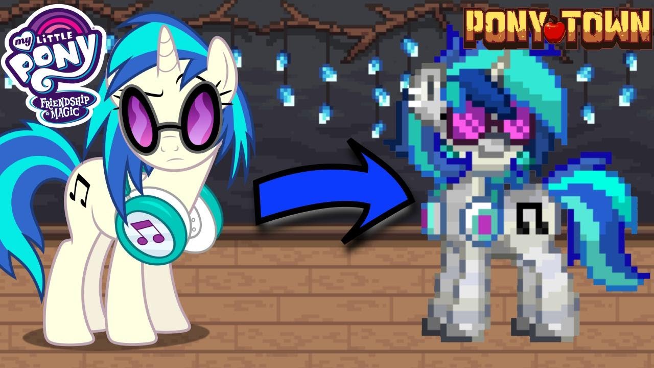 How To Make DJ Pon-3 In PonyTown Tutorial - From My Little Pony (FiM ...