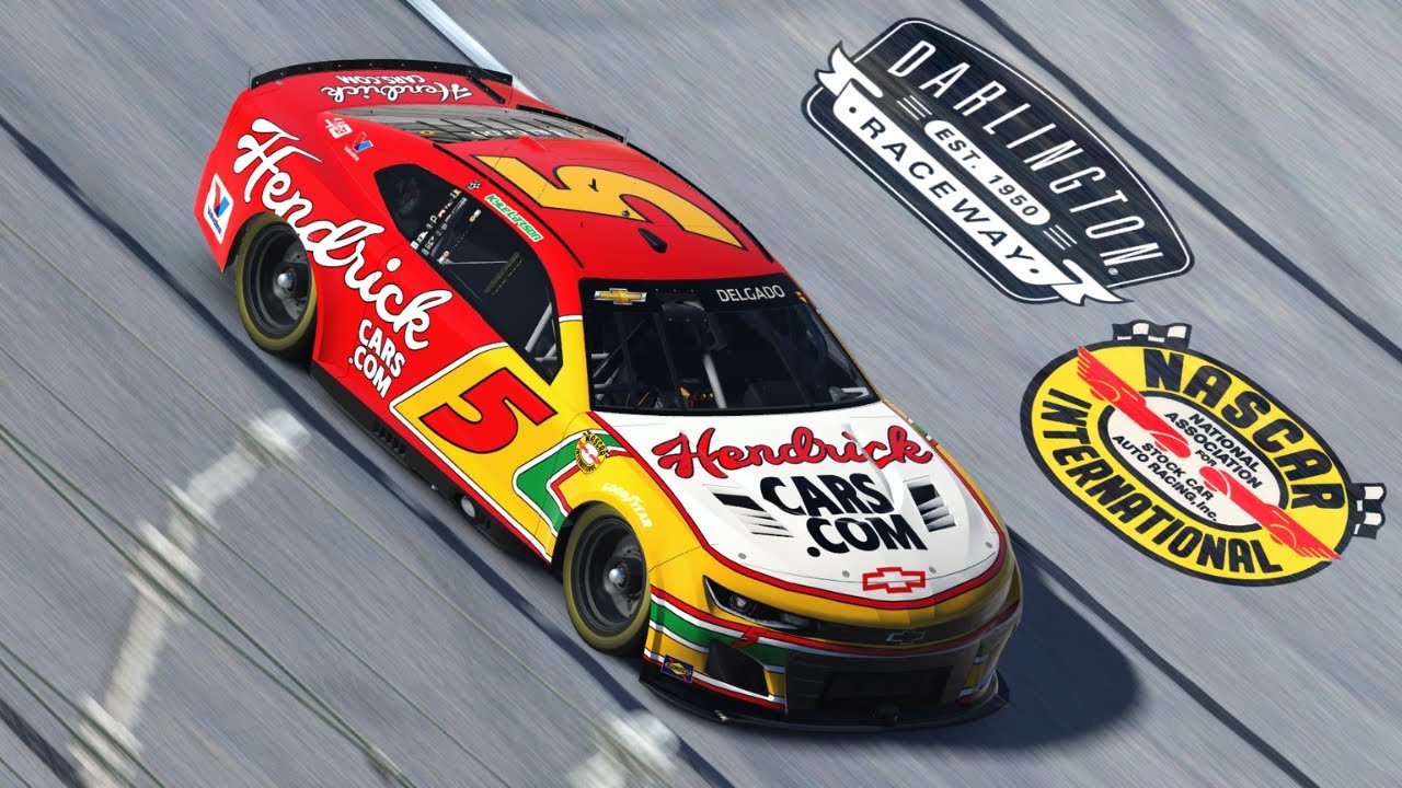 2024 NASCAR Throwback Race at Darlington LIVE - YouTube