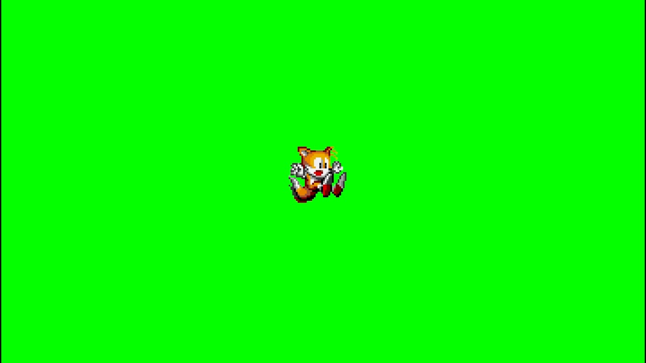 Sonic 2 - Tails' Hurt Animation (Green Screen) - YouTube