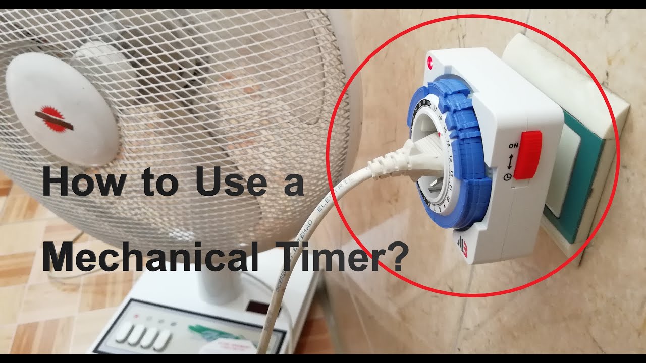 How to Use a Mechanical Timer For fan and Air conditioner - YouTube