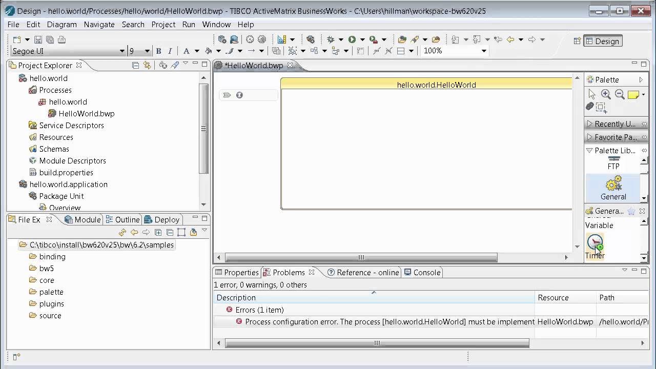 Creating a Simple “Hello World” Service in ActiveMatrix BusinessWorks ...