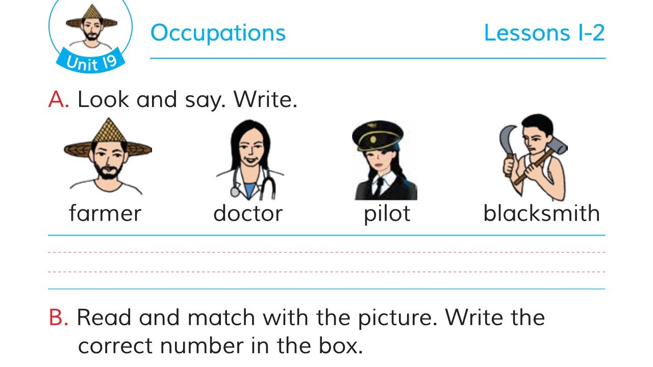 Class 3 English | Unit 19 | Occupations - YouTube