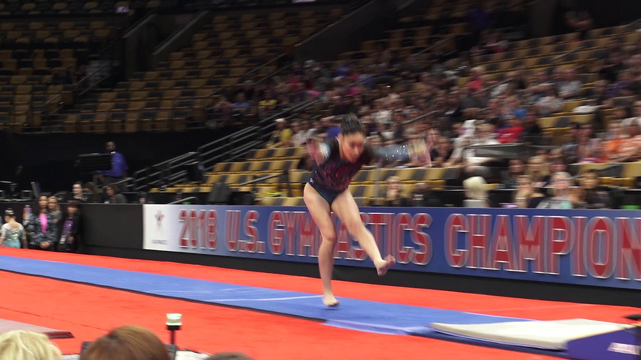 Ciena Alipio - Vault – 2018 U.S. Gymnastics Championships – Junior ...