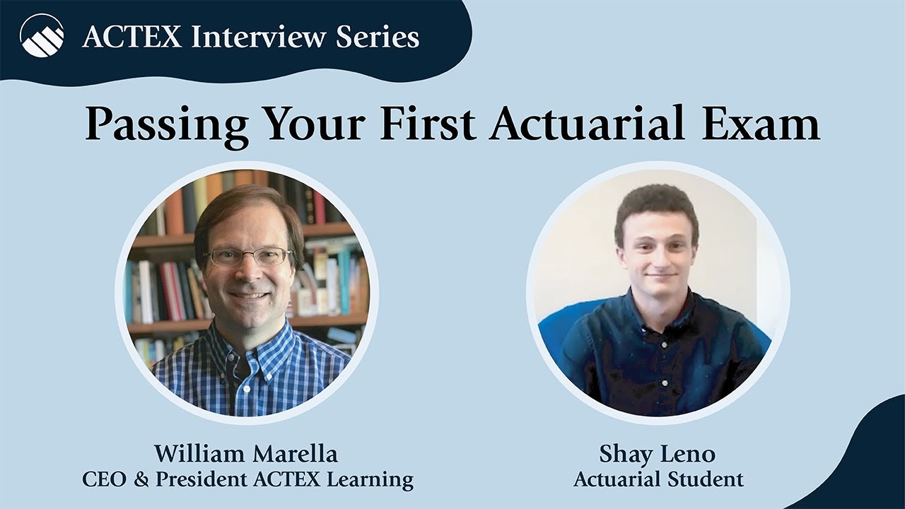 First hand student Insights into taking your first actuarial exam ...