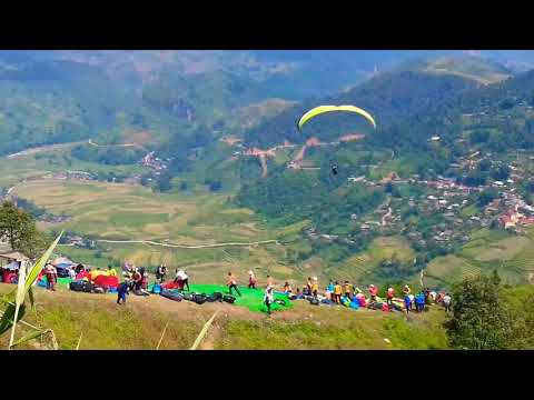 Bay trên mùa vàng Cao Phạ ngày 23/09/2018, zoo siab tso tawm peb sawv dhaws saib ua kev lom zem