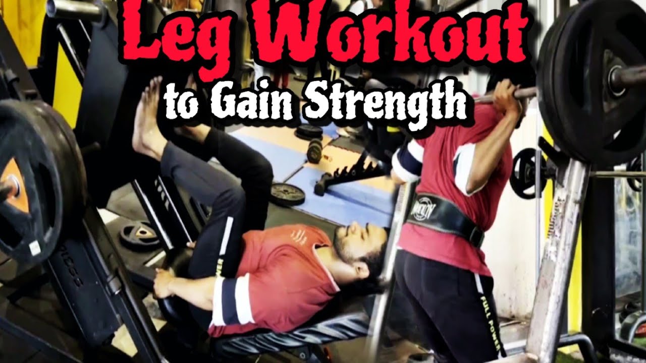 Best Leg Workout to Gain Strength || Leg Workout with Weight || - YouTube