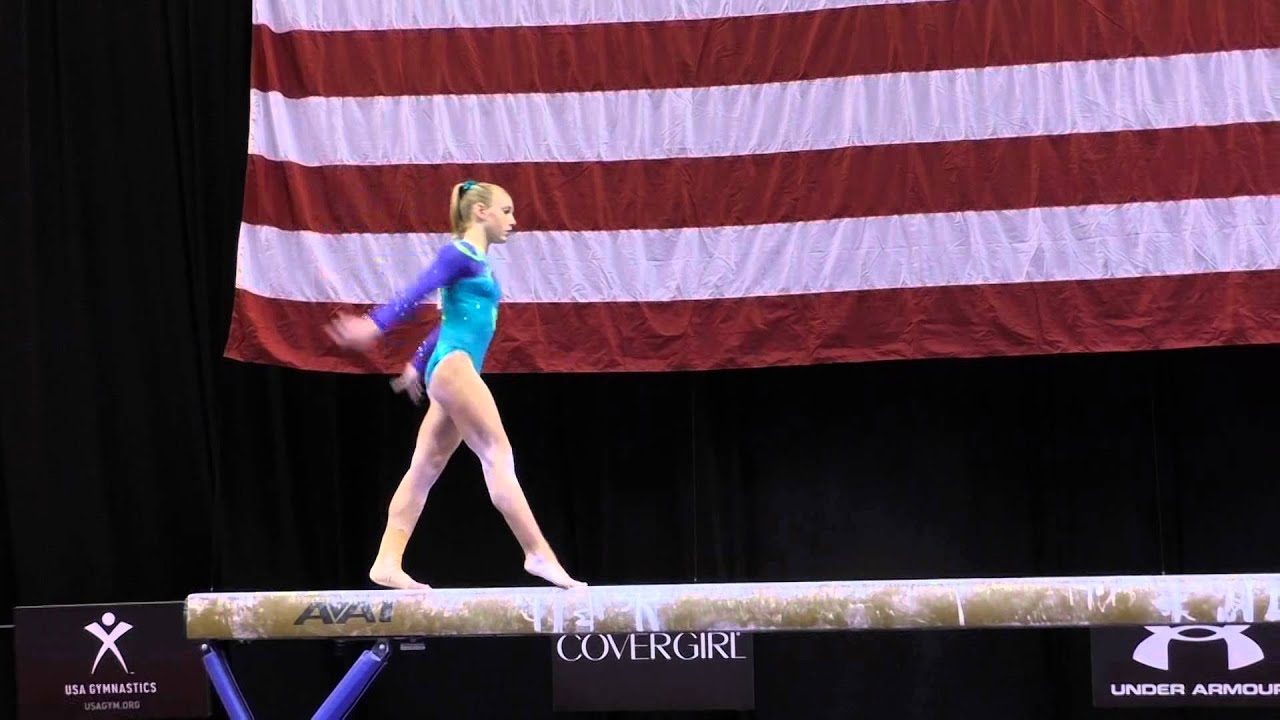 Emily Gaskins – Balance Beam – 2015 P&G Championships – Jr. Women Day 1 ...