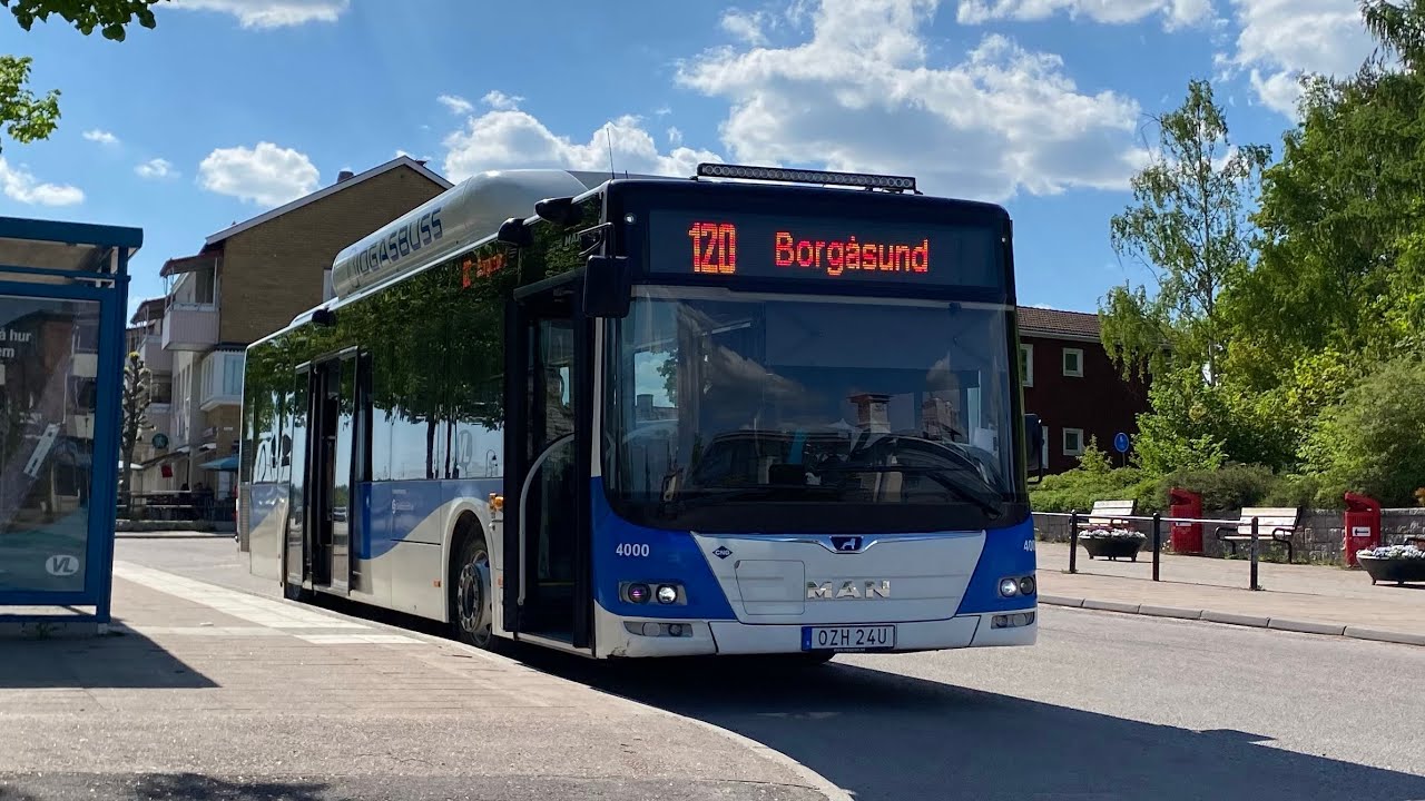 Bus ride linje 120 från Borgåsund till Kolbäck, Jvstn - YouTube