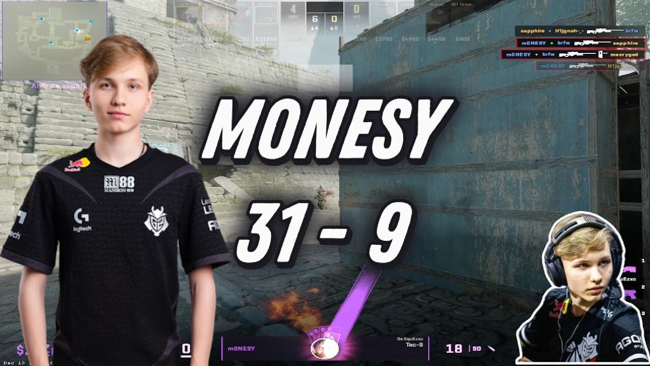 CS2 POV | m0NESY (31/9) | Faceit Ranked (ANCIENT) - YouTube