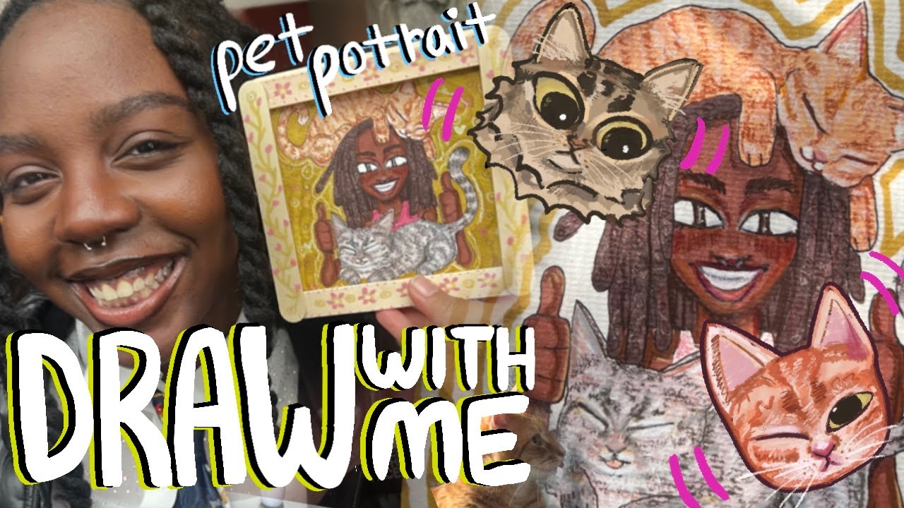 How I Draw Portraits | Draw With Me - YouTube
