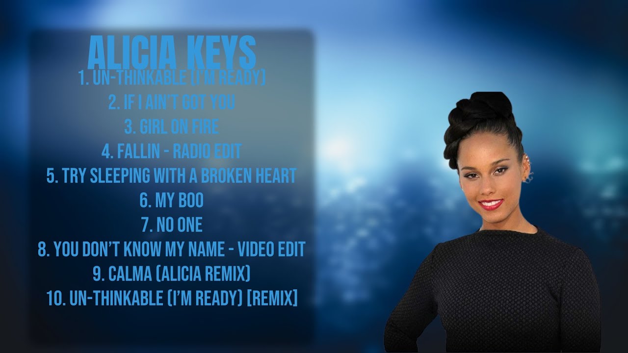 Alicia Keys-Prime picks for your playlist-Premier Tracks Mix-Alike ...