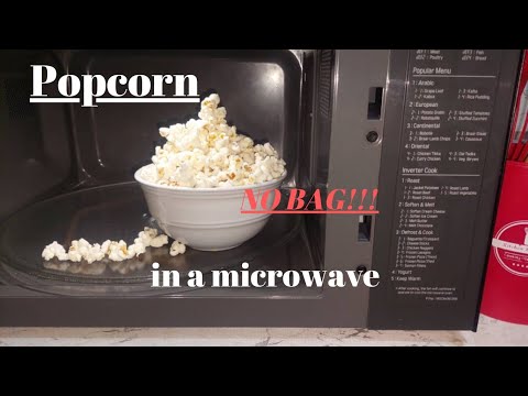 How to make popcorn in a microwave, No bag| LG 42L Neo Chef Microwave ...
