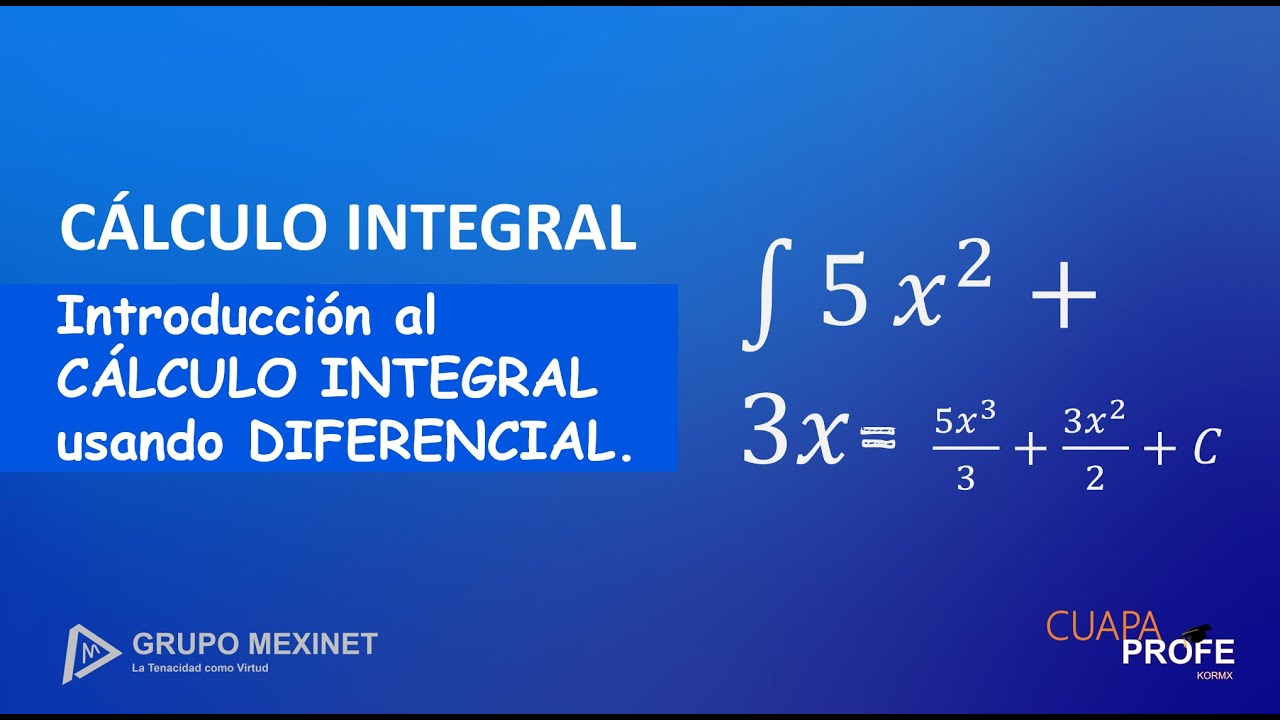¿Qué es Cálculo Integral? | Explicación usando las DERIVADAS # ...