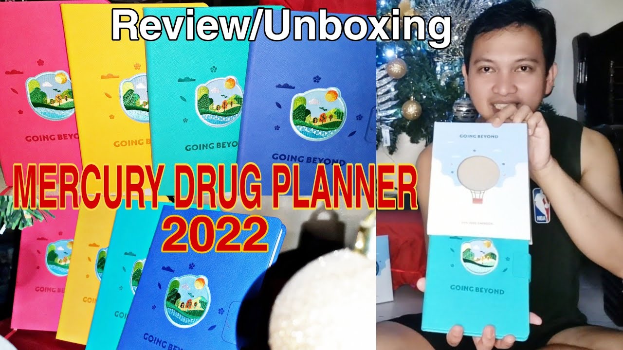 MERCURY DRUG PLANNER 2022 UNBOXING + REVIEW / Rei Amador - YouTube