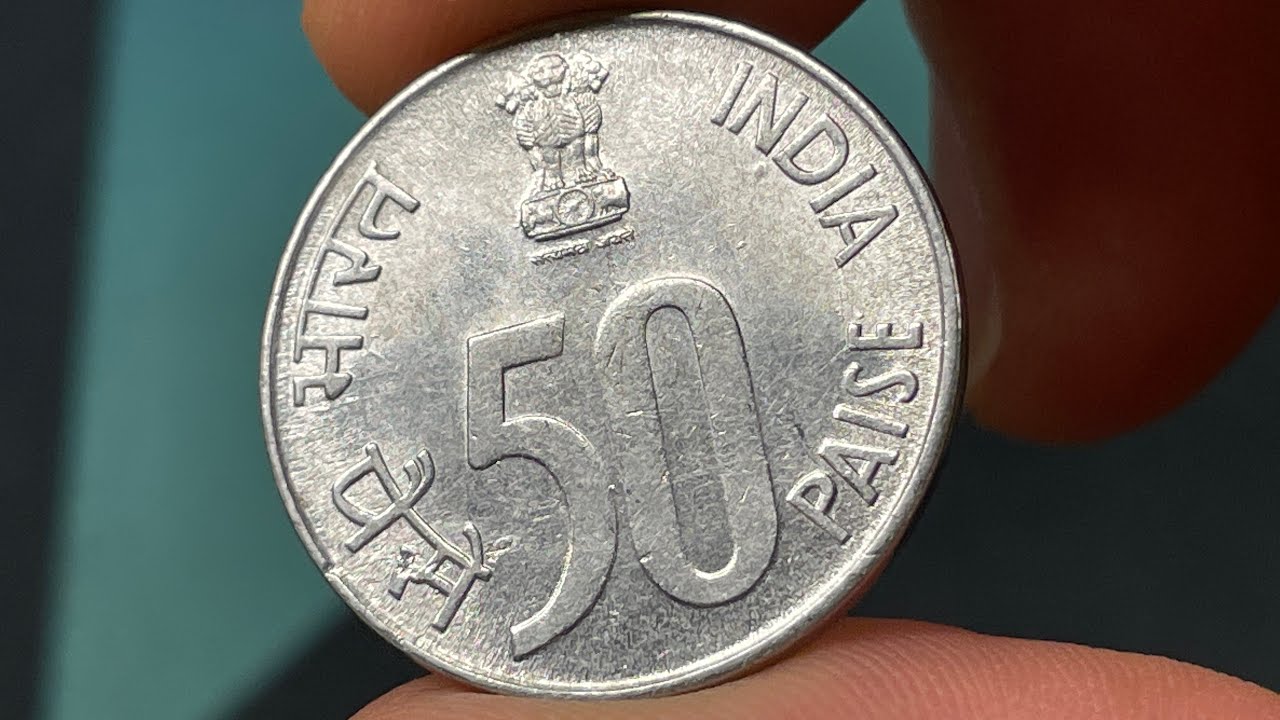 1994 India 50 Paise Coin • Values, Information, Mintage, History, and ...
