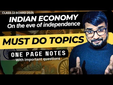 India’s Economy Before Independence class 12 | Indian economy ...