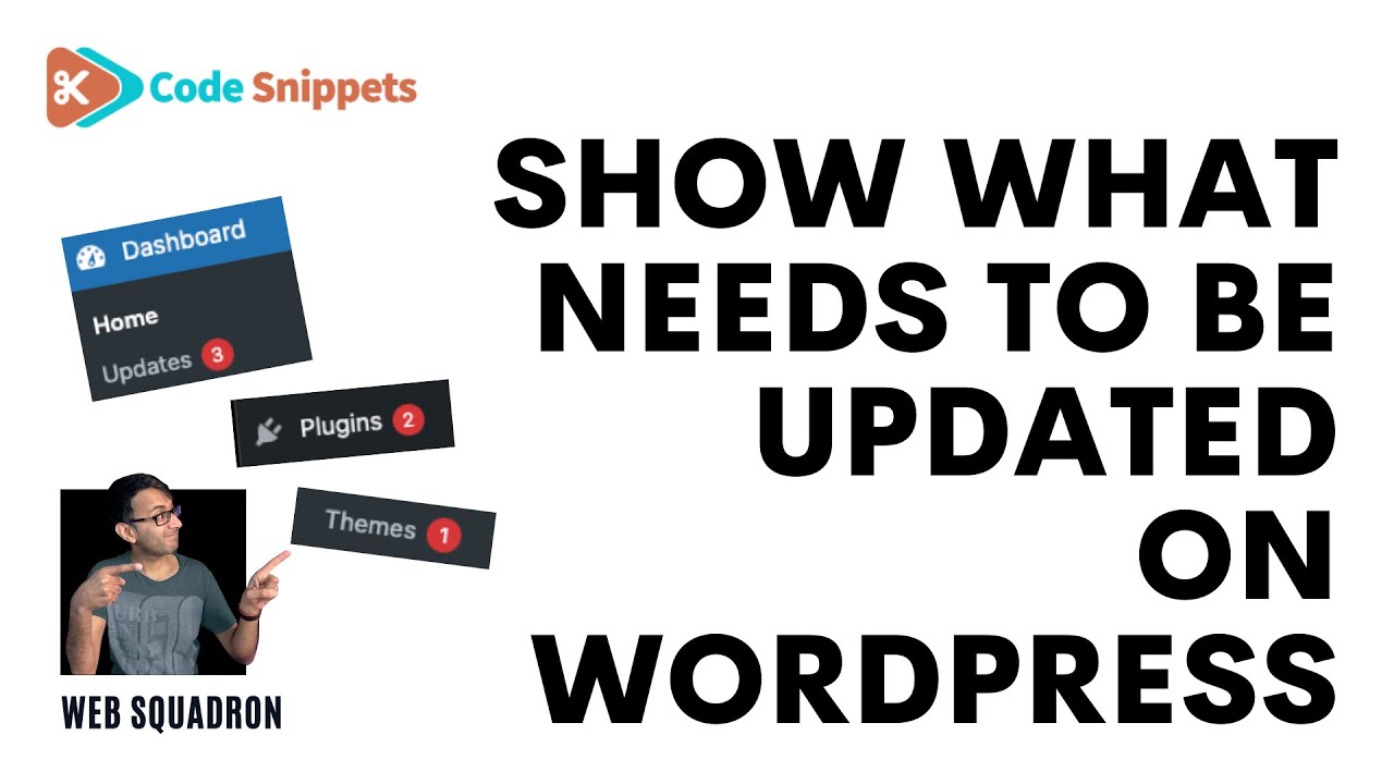Display Wordpress Update Details - Code Snippets - YouTube Display Wordpress Update Details - Code Snippets - YouTube