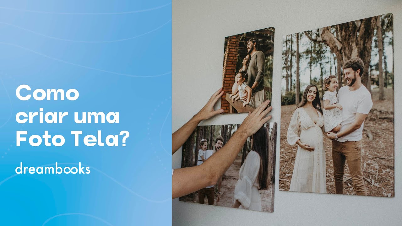 Como criar uma Foto Tela Personalizada em passos simples | Dreambooks ...