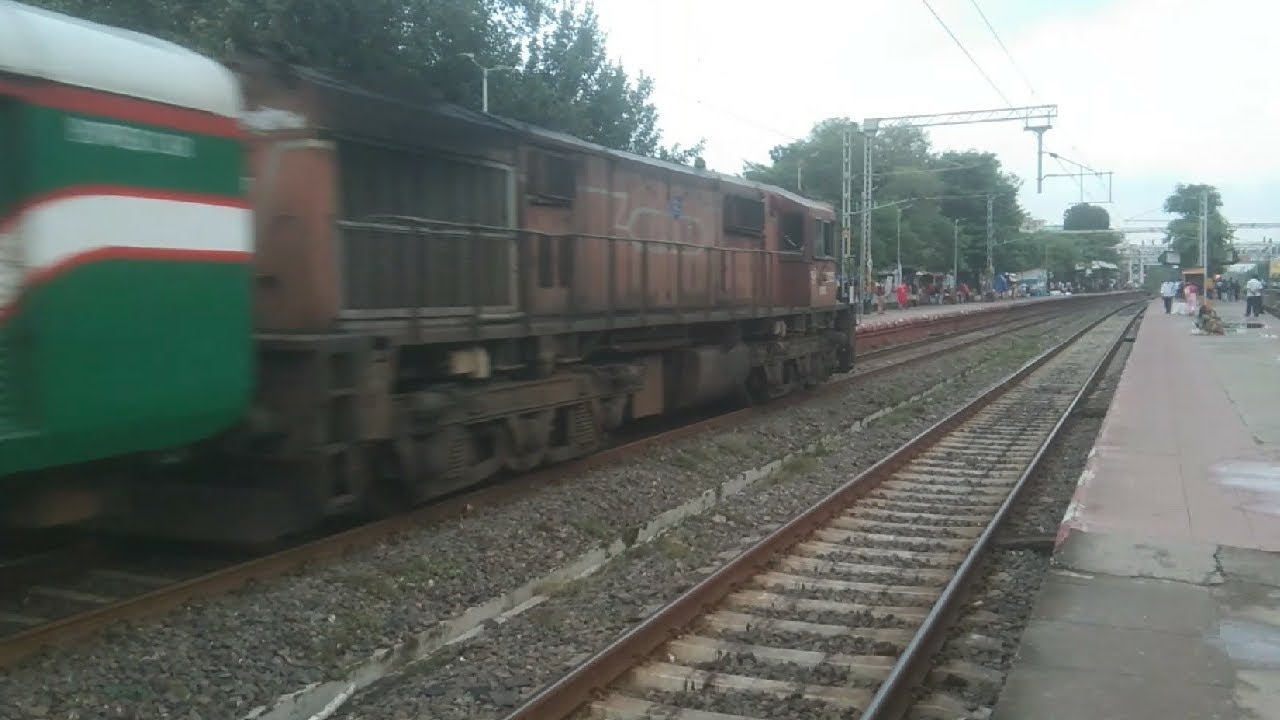 International Train Maitree Express in full speed !! - Indian Railways ...