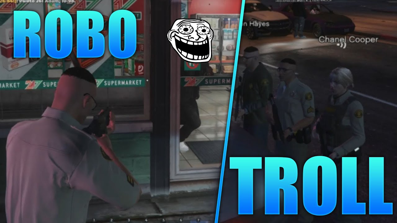 El robo mas troll del roleplay - YouTube