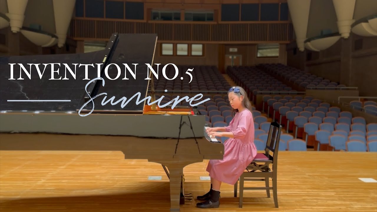 Bach Invention Nr.5 E-Flat Major BWV 776 - YouTube