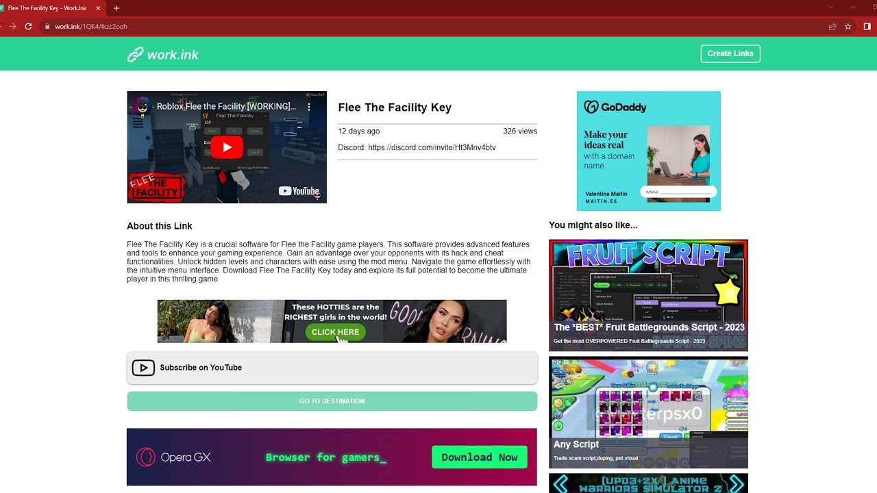 How to Skip work.ink Ads | How to Get Key From My Links? - YouTube