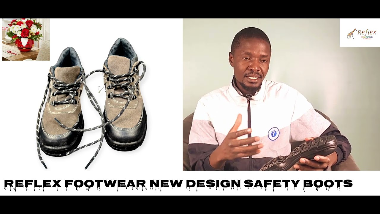 Reflex new design safety boots - YouTube
