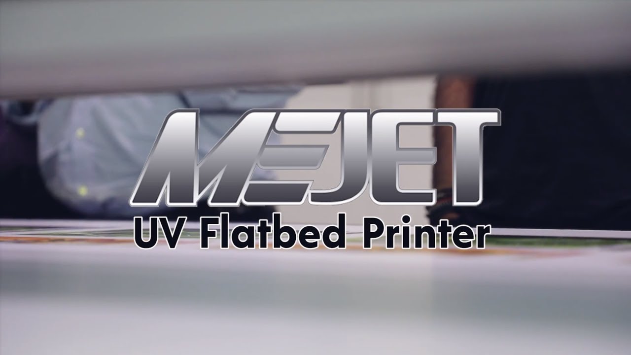 Flatbed UV printer - Printing Samples (Fujifilm MEJET) - YouTube
