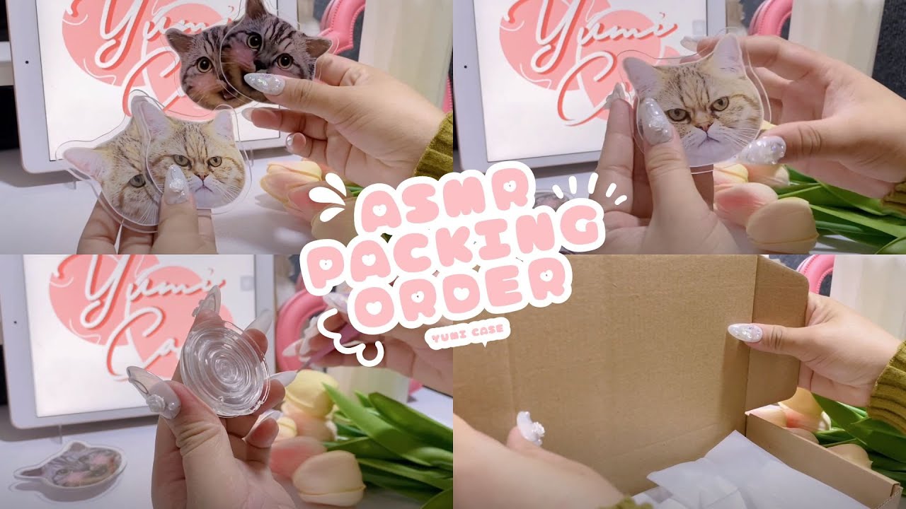 ASMR PACKING | asmr packing order - YouTube