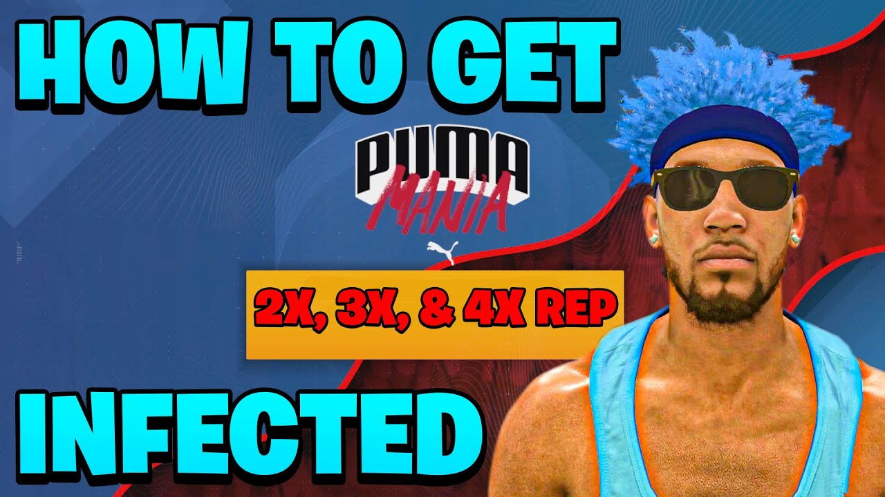 HOW TO GET 2X, 3X, & 4X REP (INFECTED) in NBA 2K22! PUMA MANIA BEST REP ...