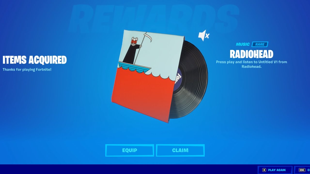 How To Get FREE Radiohead Lobby Music Pack in Fortnite Season 8 Chapter ...