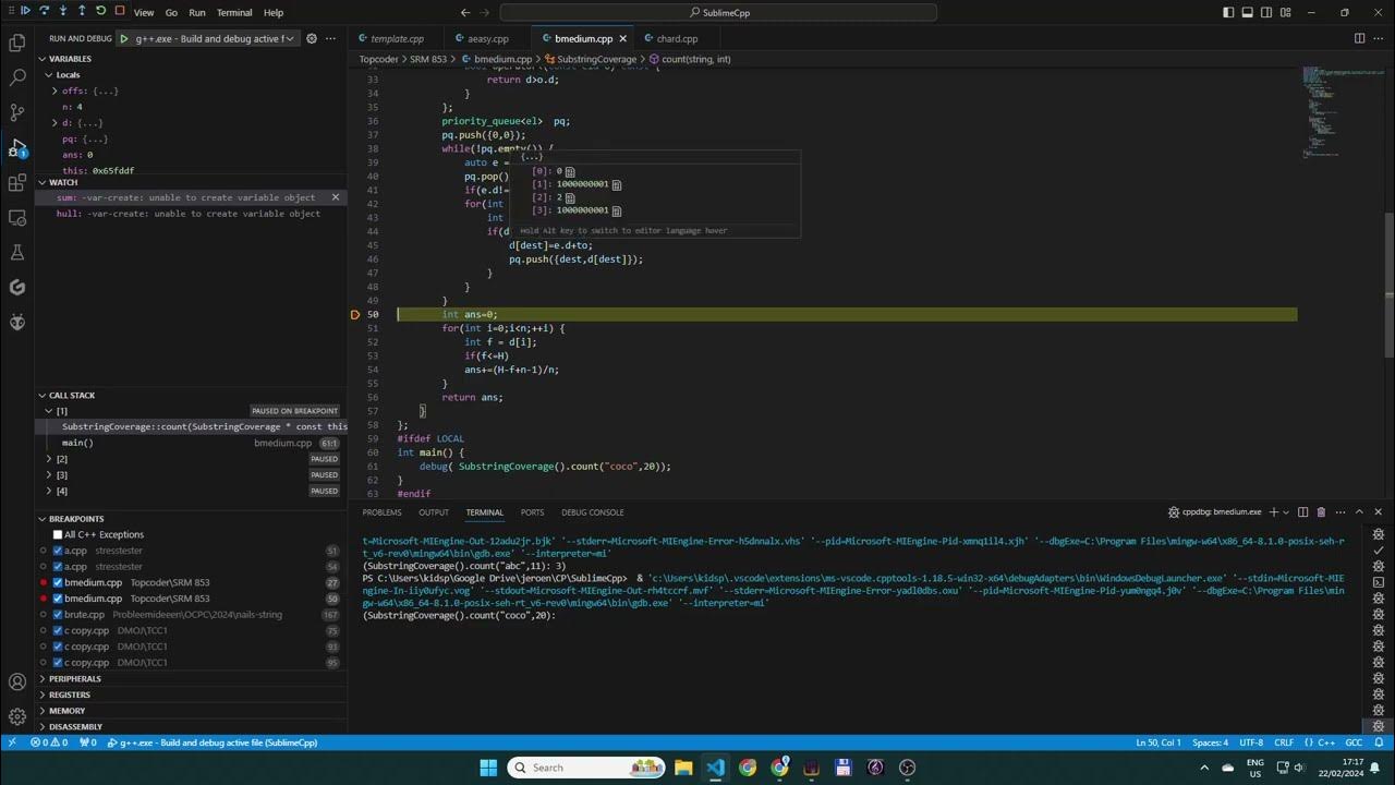 Winning Topcoder Single Round Match 853! - YouTube