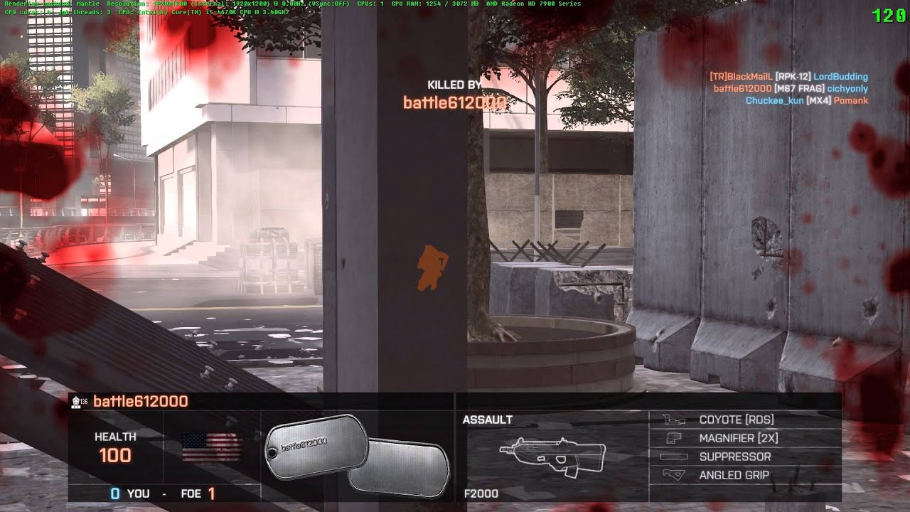 Battlefield 4 Siege of Shanghai 120fps - YouTube