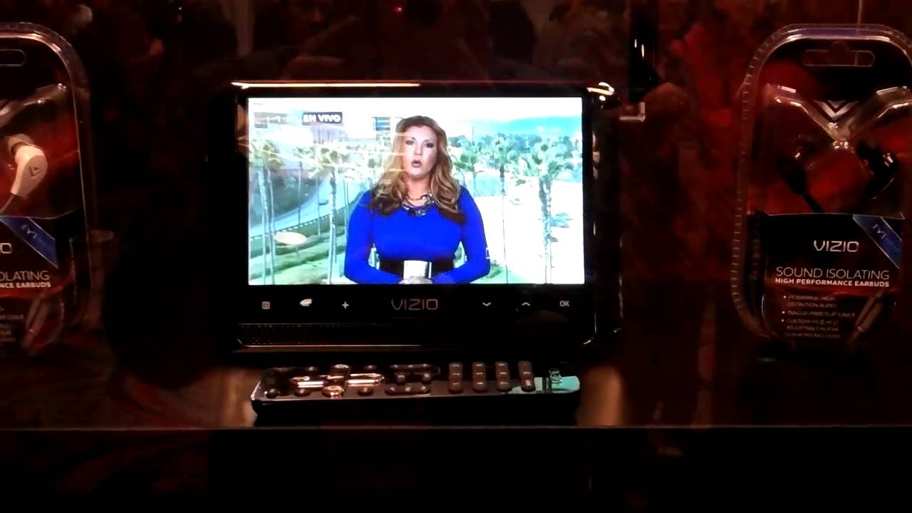 VIZIO 7" Portable TV - CES 2011 - YouTube