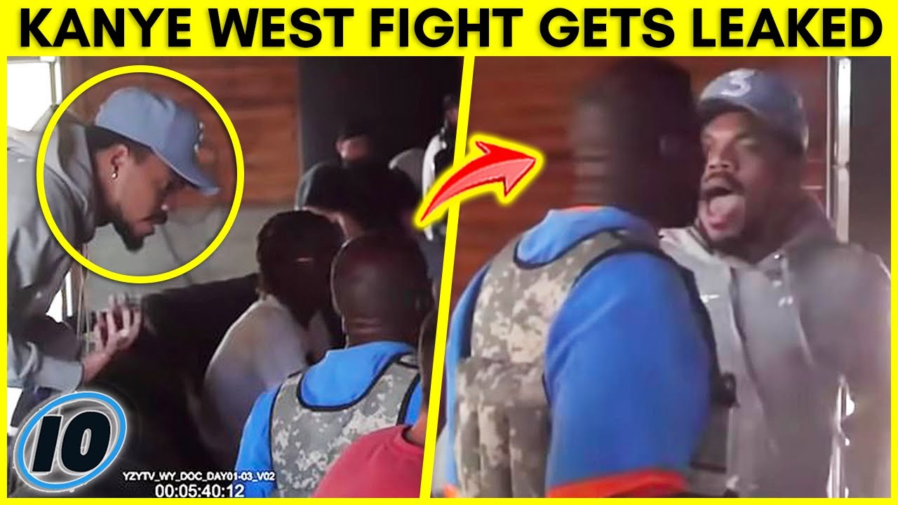 Kanye West Caught On Camera Screaming At Chance The Rapper - YouTube