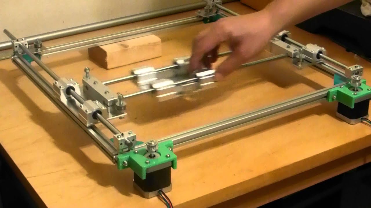 H-Bot 3D Printer HB1-8 2014/09/08 - YouTube