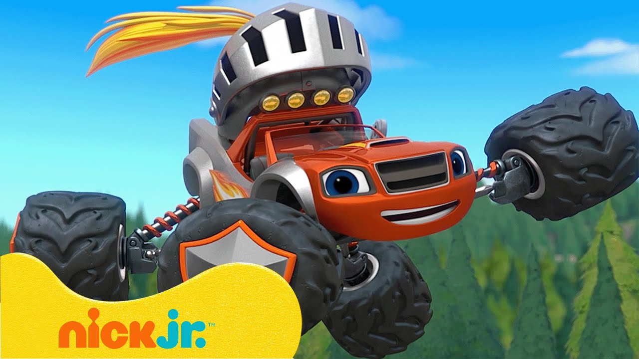 Blaze e le Mega Macchine | Blaze e AJ salvano un re! 👑 | Nick Jr. - YouTube