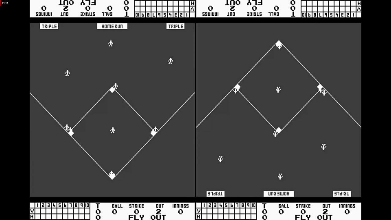 Atari Baseball Arcade Demo - YouTube