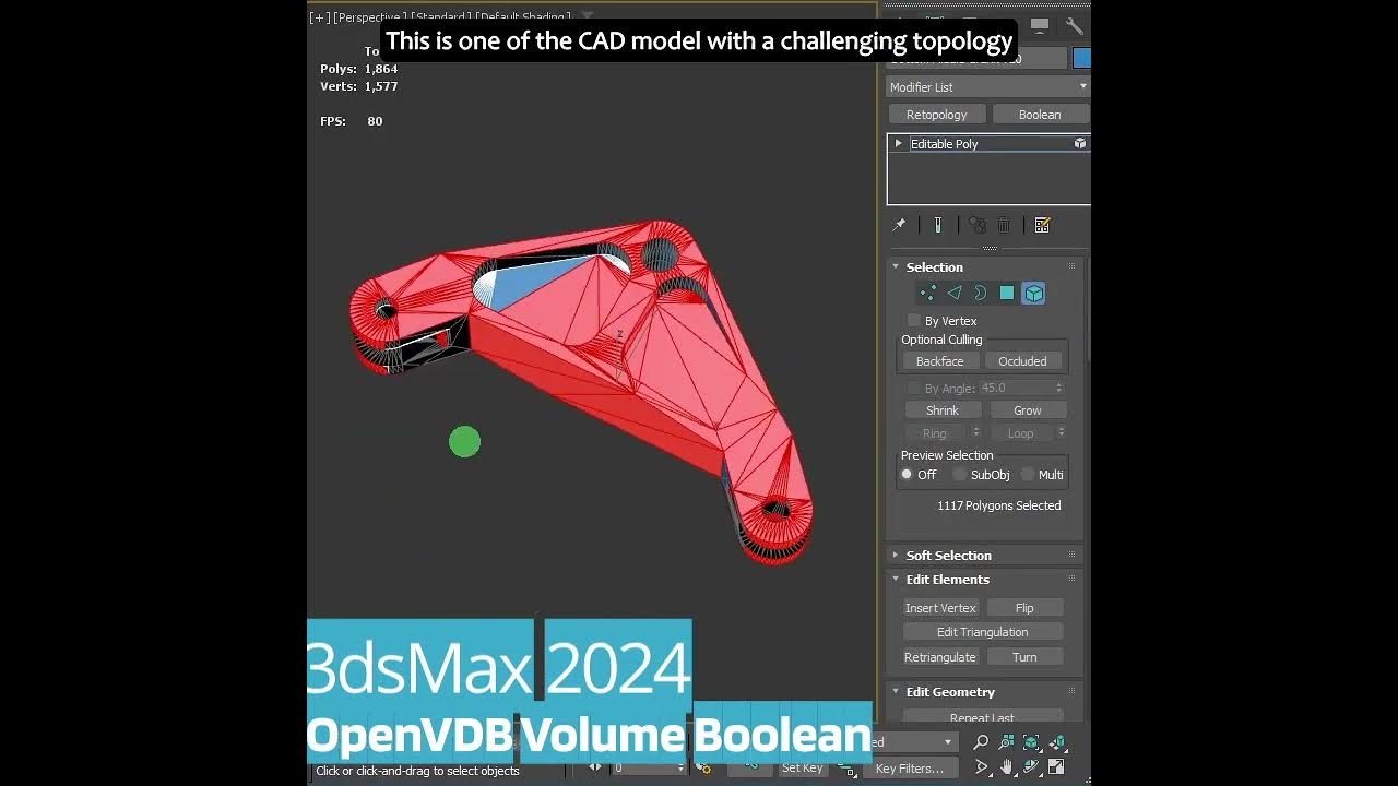 #3dsMax 2024 Boolean - OpenVDB Volume Boolean - YouTube