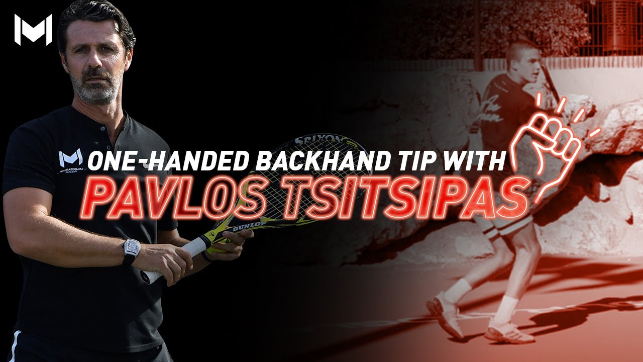 One-Handed Backhand Tip | with Pavlos Tsitsipas - YouTube