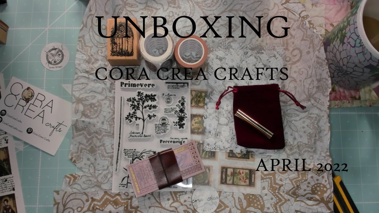 Cora Crea Crafts - Unboxing the April 2022 monthly vintage craft ...