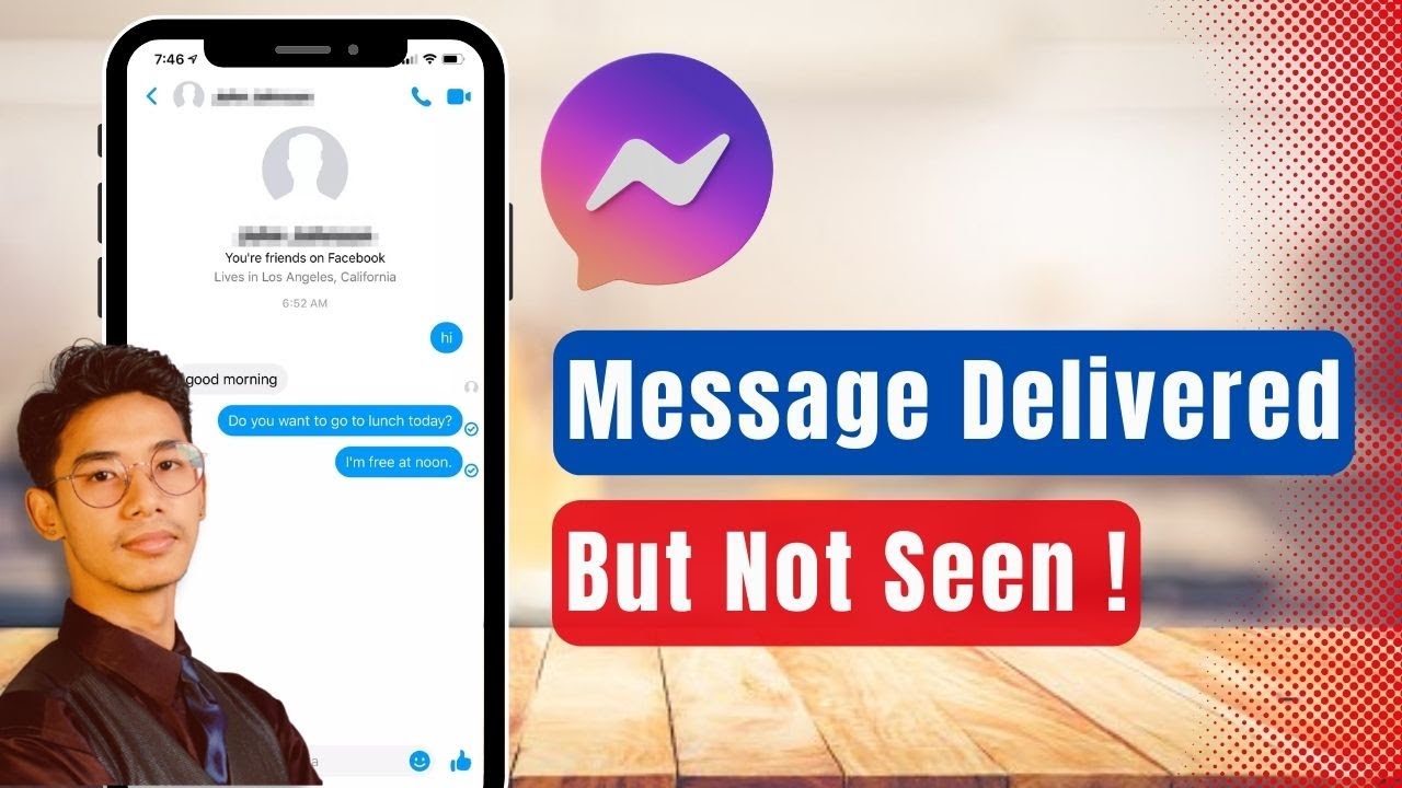 Messenger Message Delivered But Not Seen - YouTube