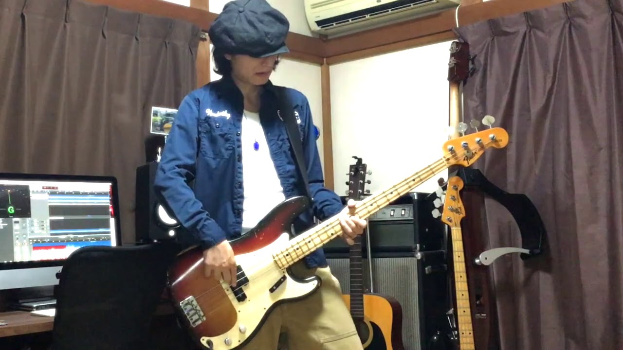【bass Cover】suffragette City David Bowie Youtube