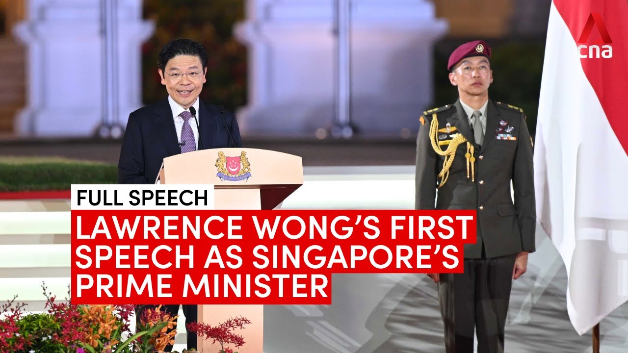 In full: Lawrence Wong’s first speech as Singapore’s Prime Minister at swearing-in ceremony ...