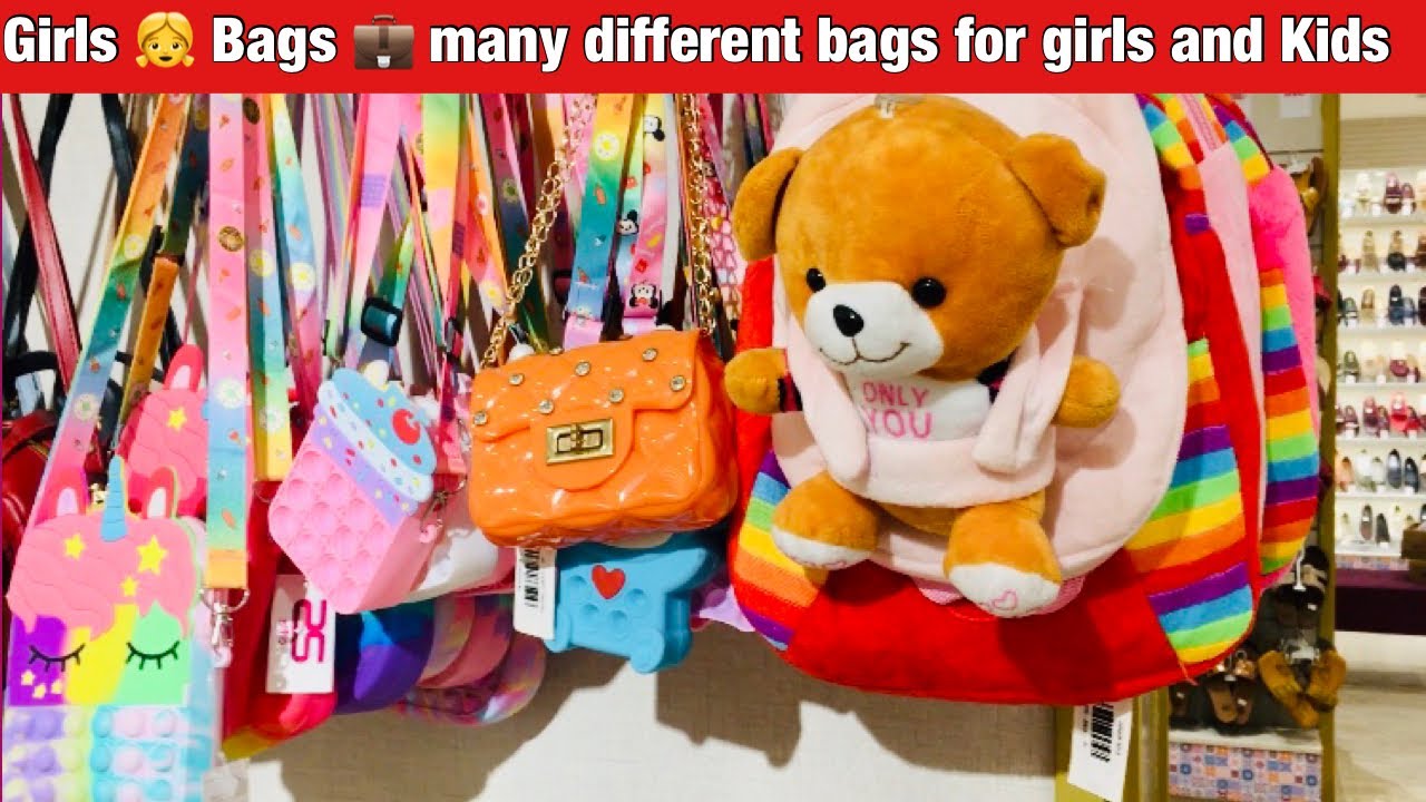 Girls 👧 Bags 💼 many different bags for girls and Kids - YouTube