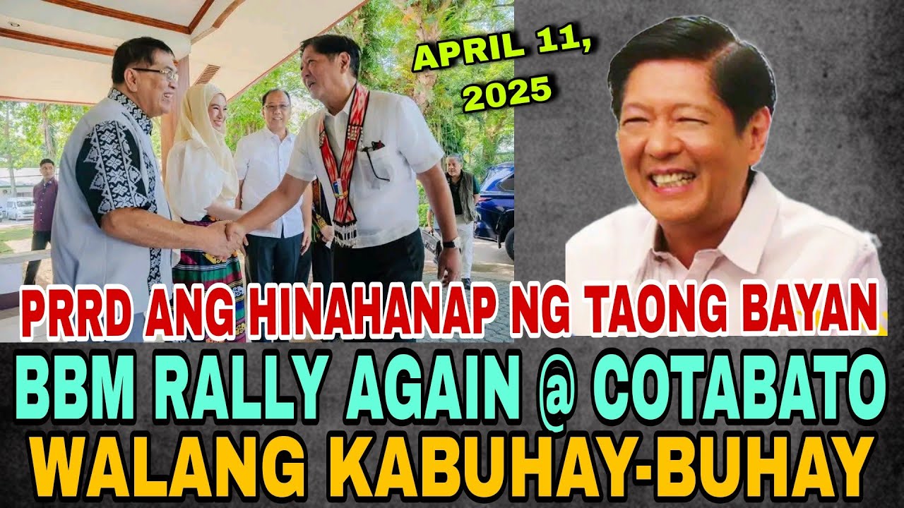 BBM RALLY AGAIN @ COTABATO | KAUNTI LANG ANG DUMALO AT DUTERTE PARIN ...